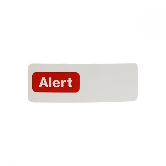 Alert Writable Diagnostic File Labels - InStockLabels.com