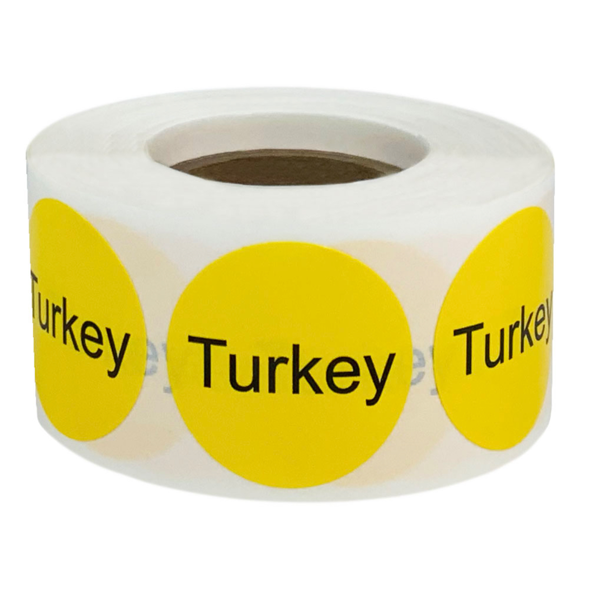 Deli Turkey Labels Round 1" Inch | InStockLabels.com