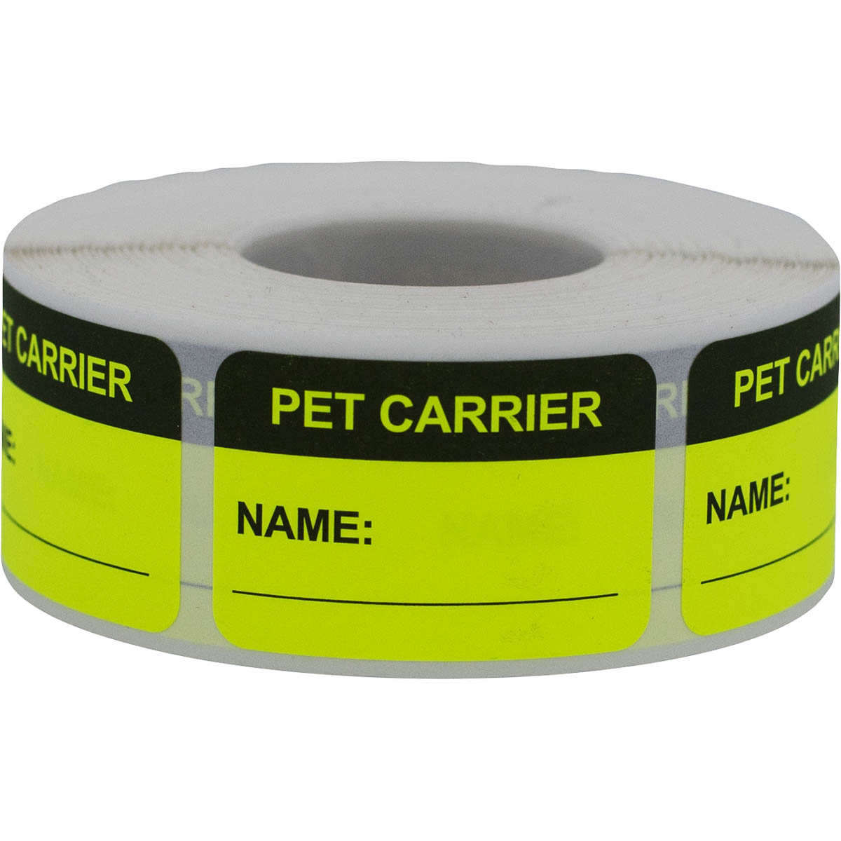 Pet Carrier Writable Labels for Veterinarians - InStockLabels.com