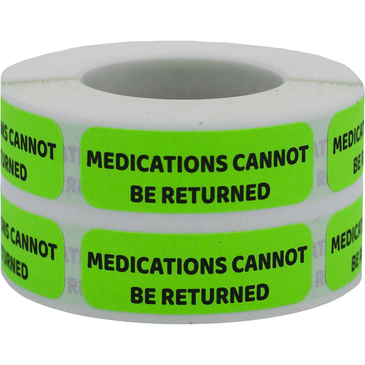 Medications Cannot Be Returned Pharmacy Labels - InStockLabels.com