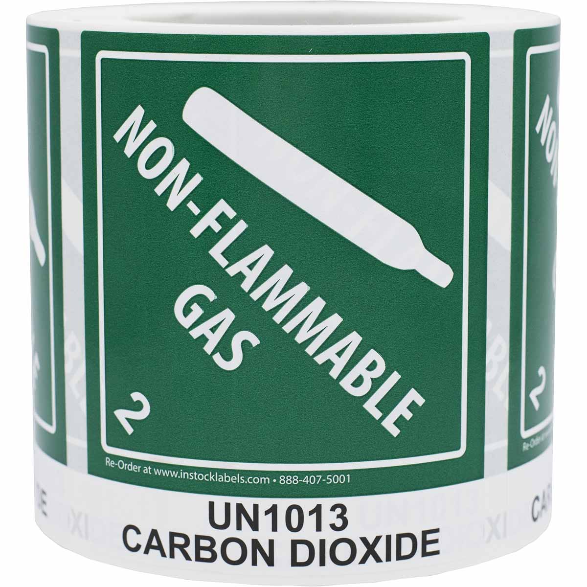 Carbon Dioxide Hazard Warning Labels - InStockLabels.com
