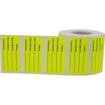 Patient Specimen Collection Labels - InStockLabels.com