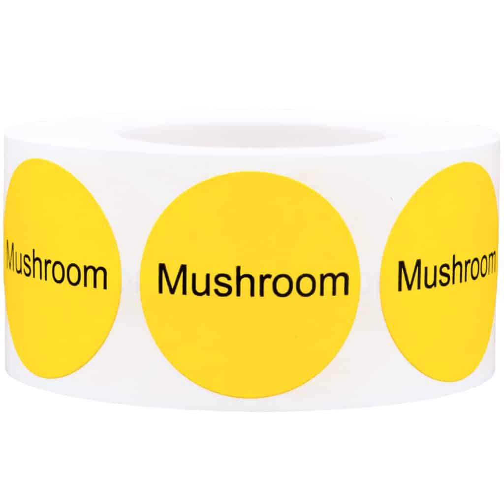Mushroom Labels for Deli Packaging | InStockLabels.com