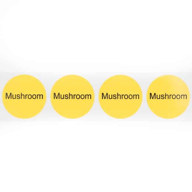 Mushroom Labels for Deli Packaging | InStockLabels.com