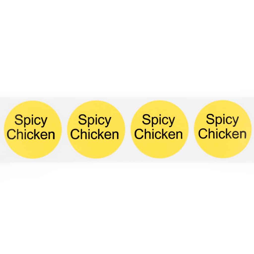 Spicy Chicken Deli Labels | InStockLabels.com