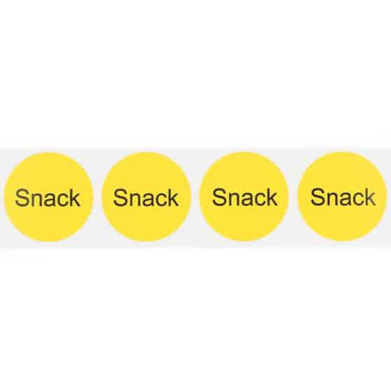 Snack Labels for Kids Lunch Boxes at School | InStockLabels.com