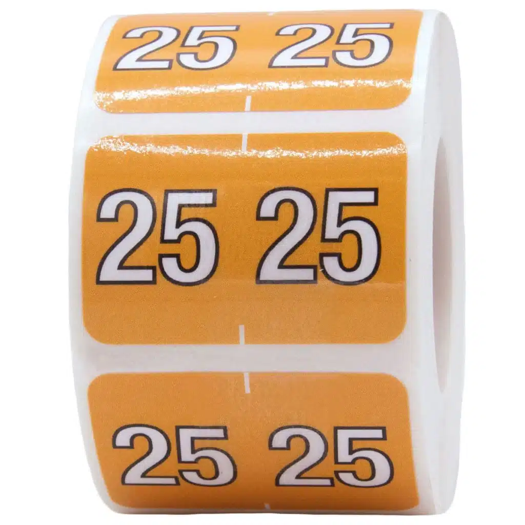 Year 2025 Barkley Compatible Filing Labels QTY 500 - InStockLabels.com