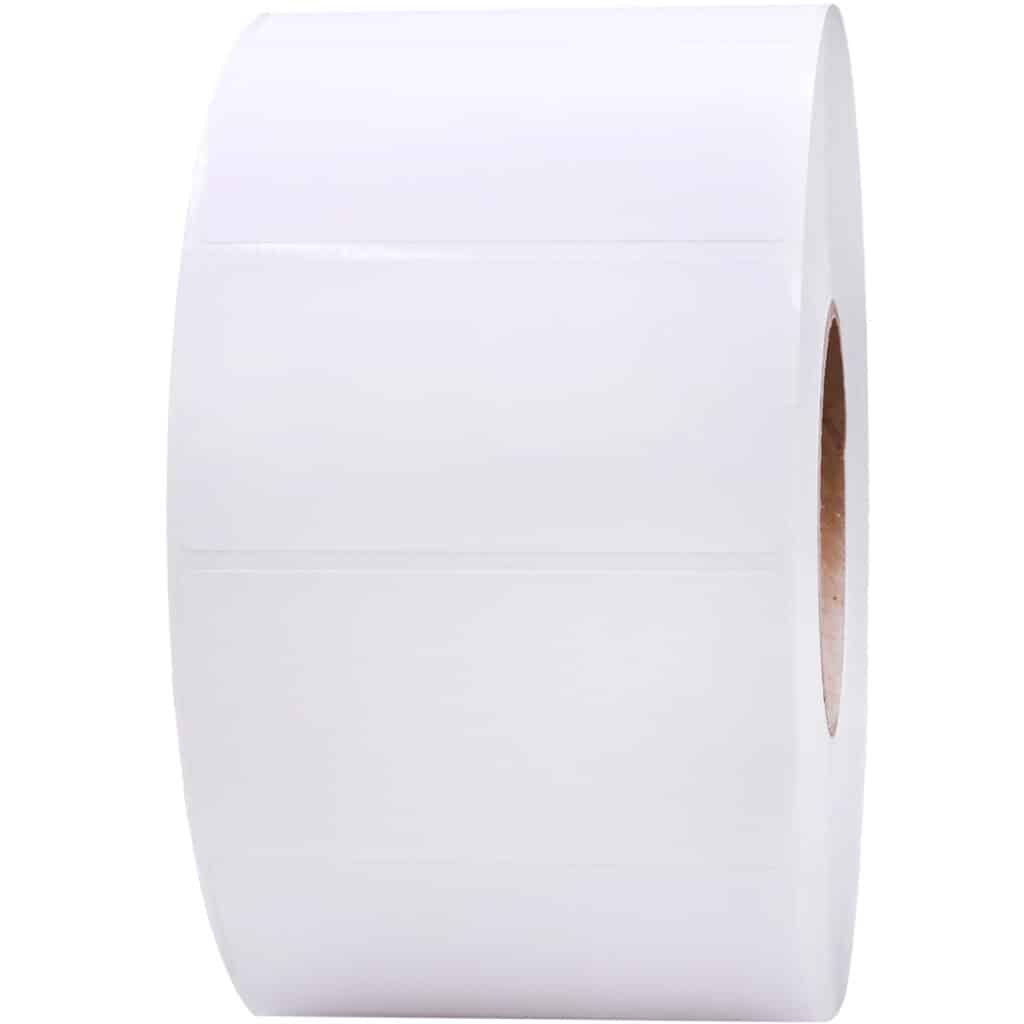 Perforated Direct Thermal Labels | 1" Inch Core | 2" x 4 ...