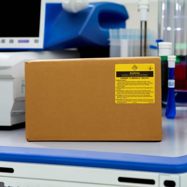 Acetone Chemical Right-to-Know Info Flammable Irritant Warning Labels ...