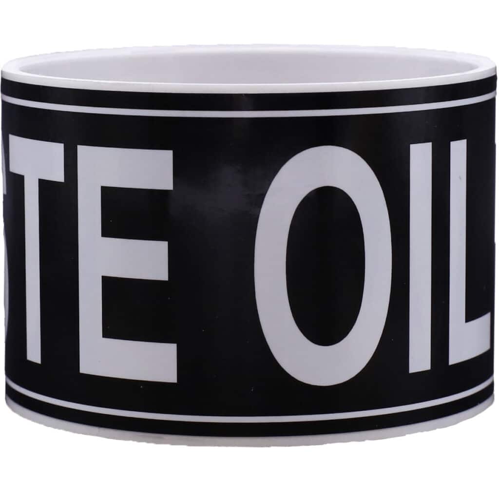 Waste Oil Identification Laminated Labels QTY 500 - InStockLabels.com