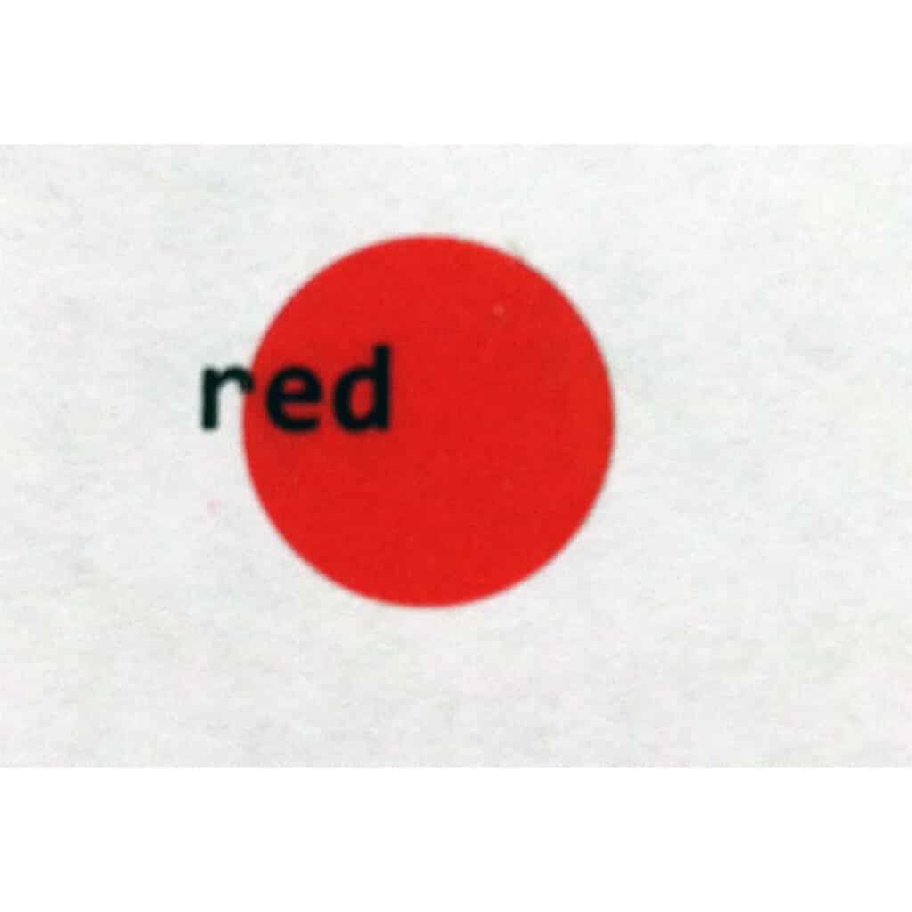 Red Transparent Dot Stickers 1/2" Round | InstockLabels.com