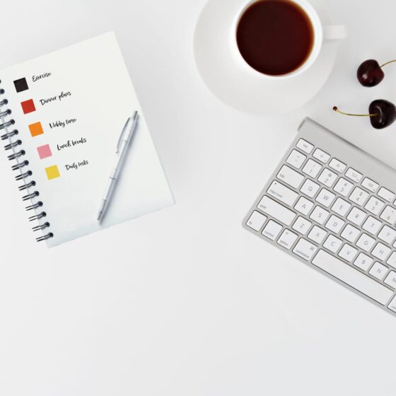 Small Red Colored Square Stickers 1/2" | InStockLabels.com