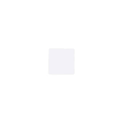 Small White Colored 1/2" Square Stickers - InStock Labels