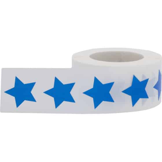 Blue Star Stickers 3/4" Inch | InstockLabels.com