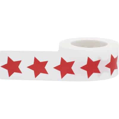 Red Star 3/4" Stickers - InStock Labels