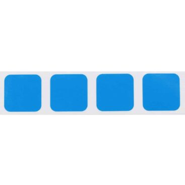 Blue Colored Labels 3/4" Square | InstockLabels.com