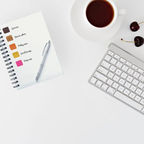 Orange Colored Labels 3/4" Square | InstockLabels.com