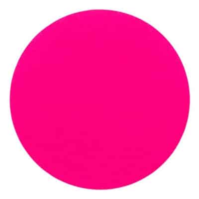 Fluorescent Pink Labels 1" Round | InstockLabels.com