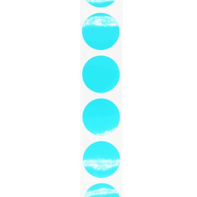 Teal Colored Labels 1.5" Round | InstockLabels.com