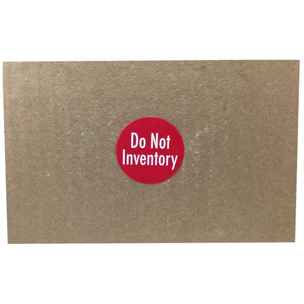 Do Not Inventory | Warehouse Labels | 1.5" | 500 Labels | InStockLabels.com
