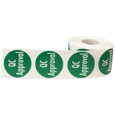 QC Approval Inventory Labels | 1.5" | Quality Control | InStockLabels.com