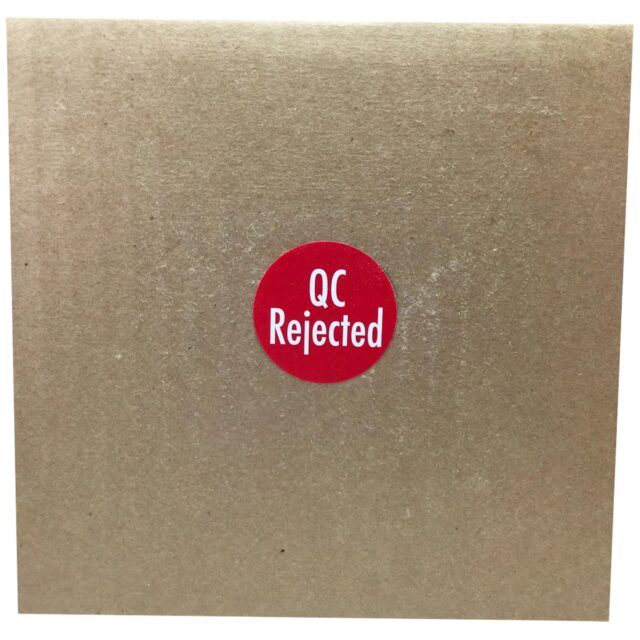 QC Rejected Inventory Labels | 1.5" | Quality Control | InStockLabels.com