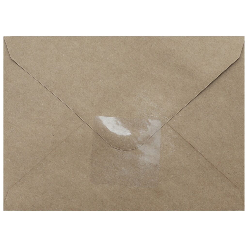 Ultra Clear Wafer Seals - 5,000 Per Roll 2" Square - InstockLabels.com