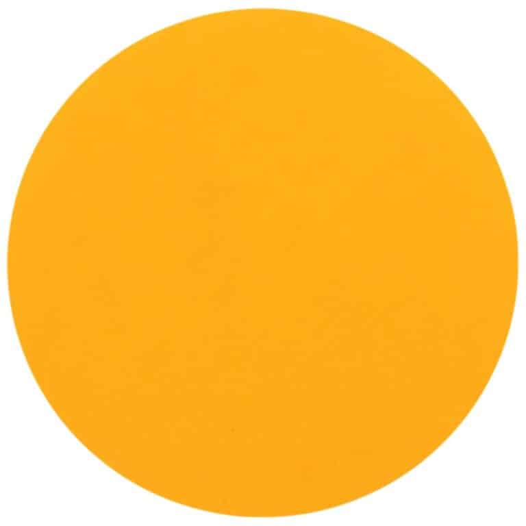 Fluorescent Orange Color Code Labels 2" Round | InstockLabels.com