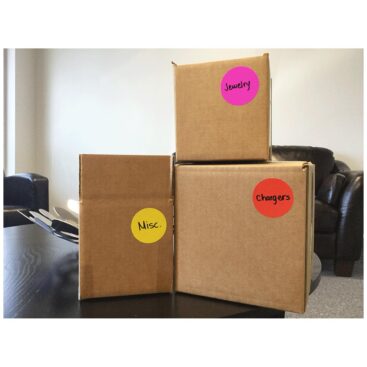 Red Color Coding Labels 2" Round | InstockLabels.com