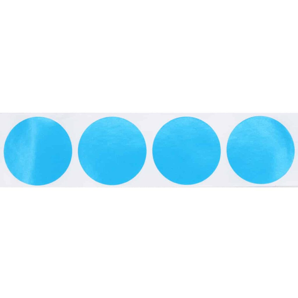Light Blue Color Coding Labels 2" Round | InstockLabels.com