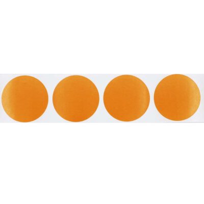 Orange Color Coding Labels 2" Round | InstockLabels.com