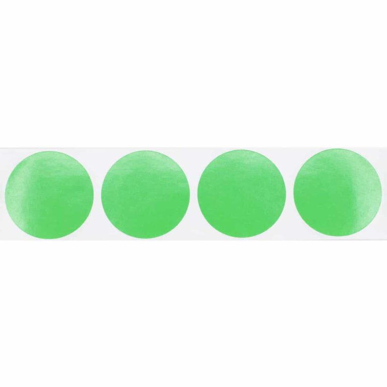 Light Green Color Coding Labels 2" Round | InstockLabels.com