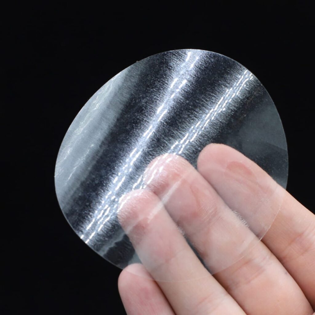 Ultra Clear Wafer Seals - 3" Round - 500/Roll - InStockLabels.com