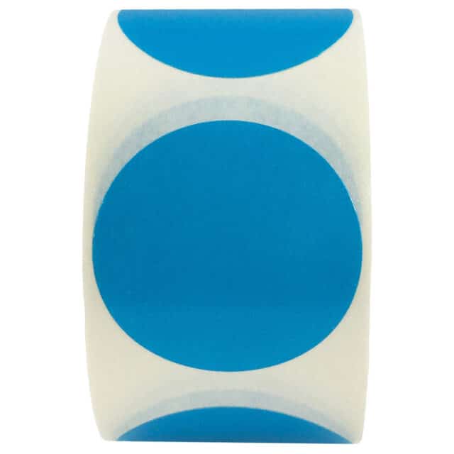 Light Blue Labels for Color Coding | 1.25" Round | 500/Roll ...