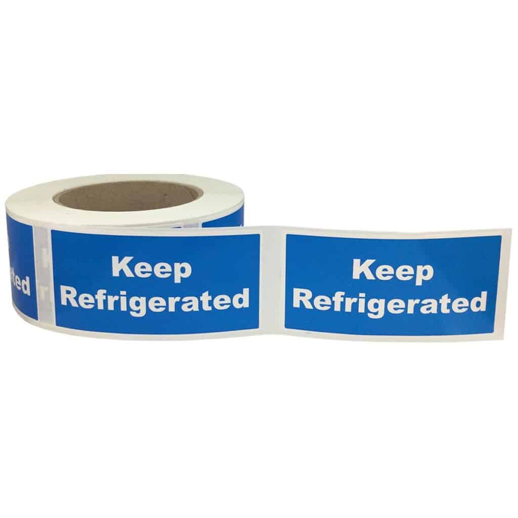 Keep Refrigerated Warning Labels
