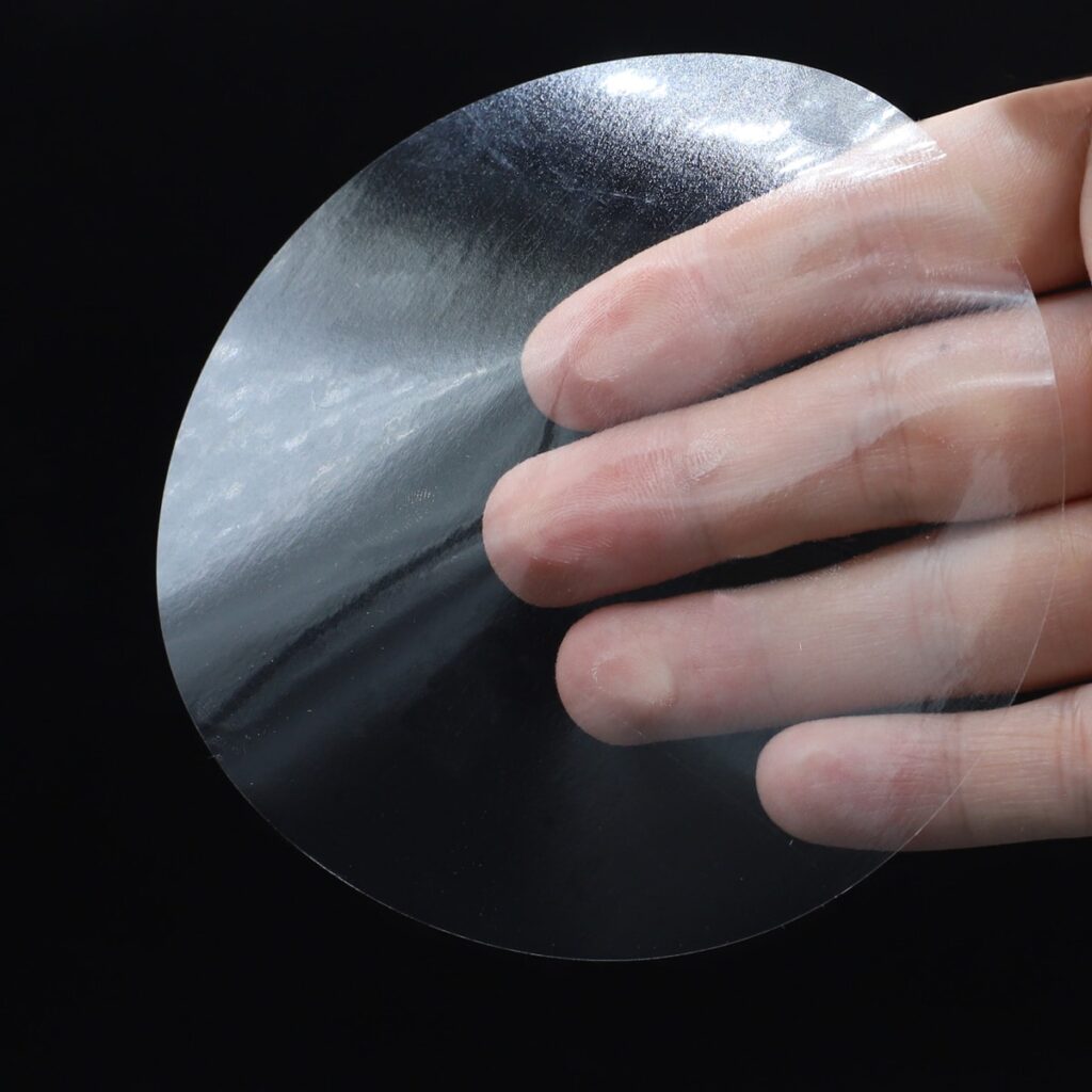 Ultra Clear Wafer Seals 4" Round - 500/Roll - InStockLabels.com