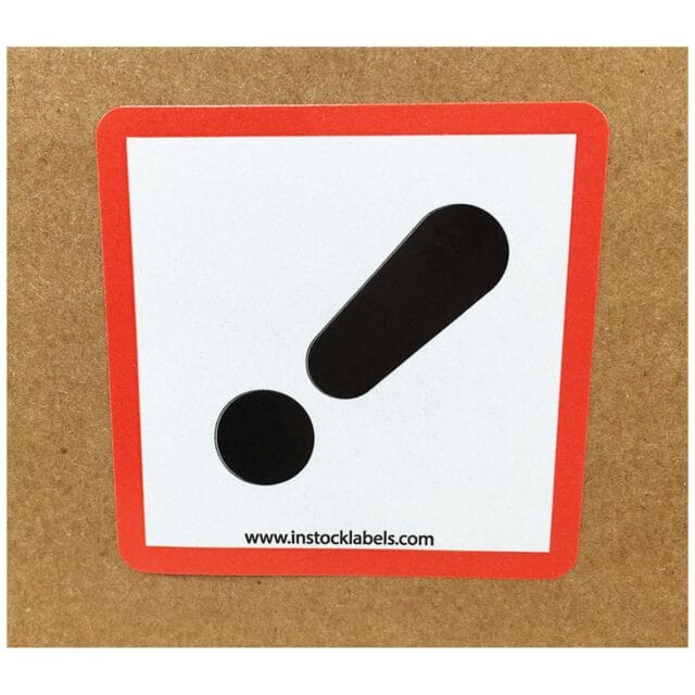 Serious Health Exclamation Mark Pictogram International Labels ...
