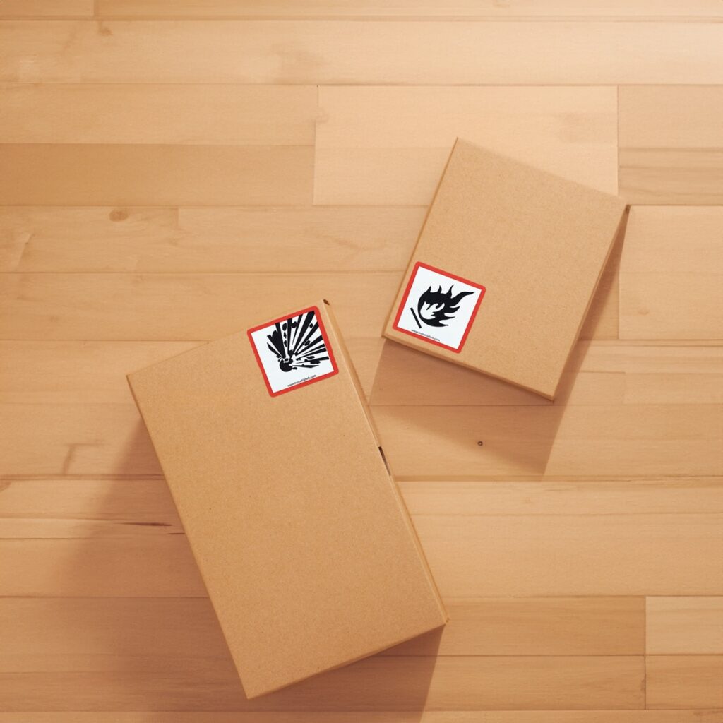 Flame Pictogram International GHS Warning Labels | InStockLabels.com