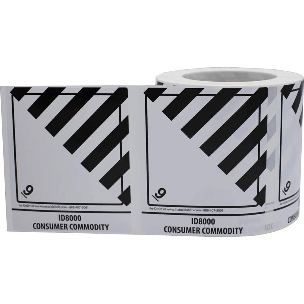 Consumer Commodity ID8000 Hazard 9 Labels Quantity 500 - InStockLabels.com