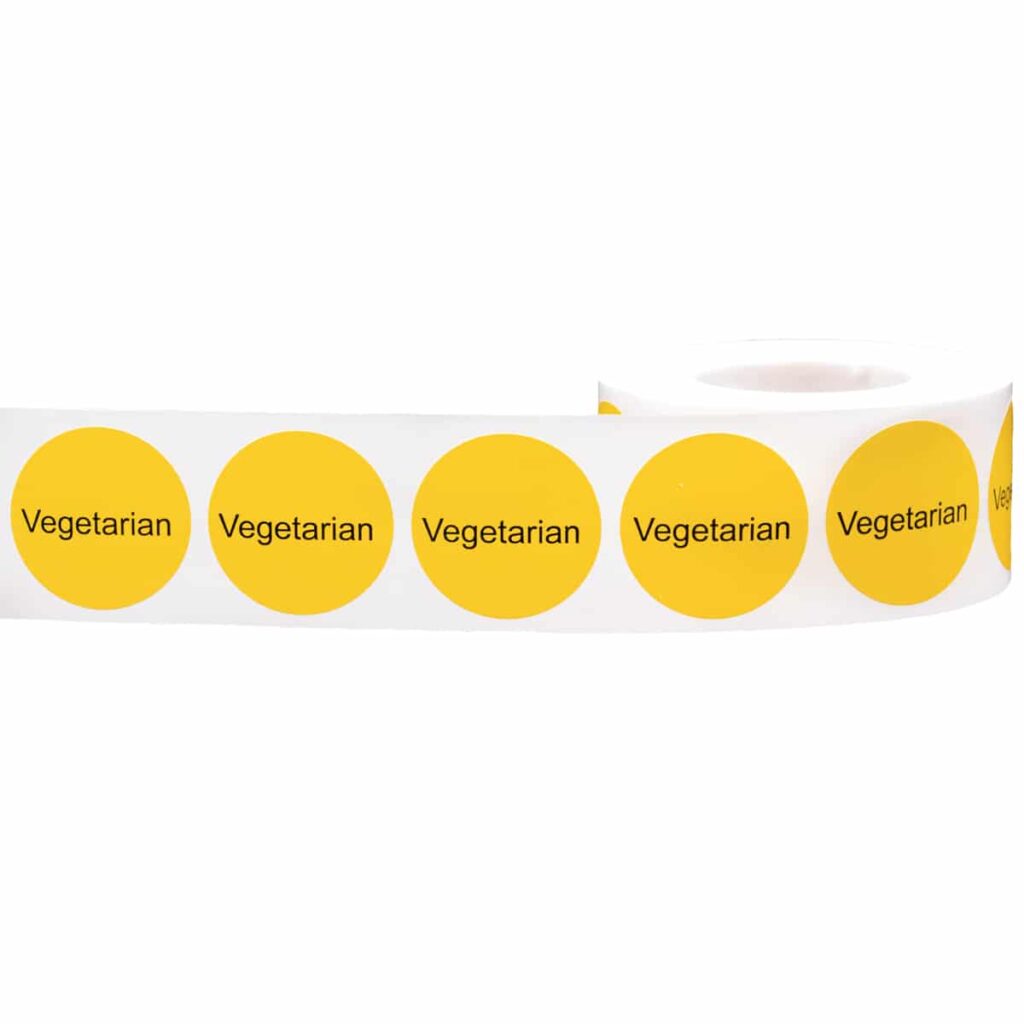 Vegetarian Deli Labels | InStockLabels.com
