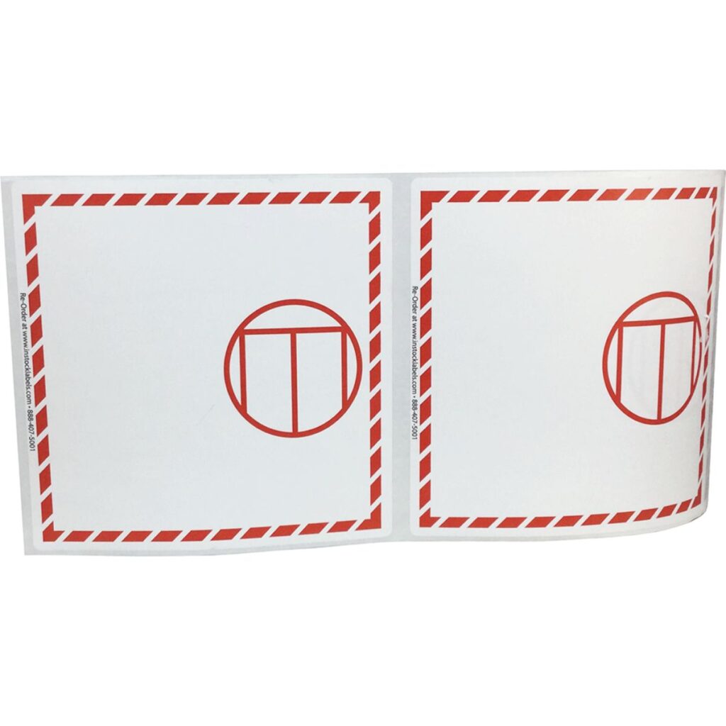 Dangerous Goods in Excepted Quantities Direct Thermal Labels QTY 500 ...