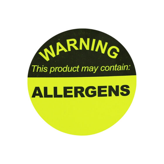 May Contain Food Allergens Diet Warning Labels | InStockLabels.com