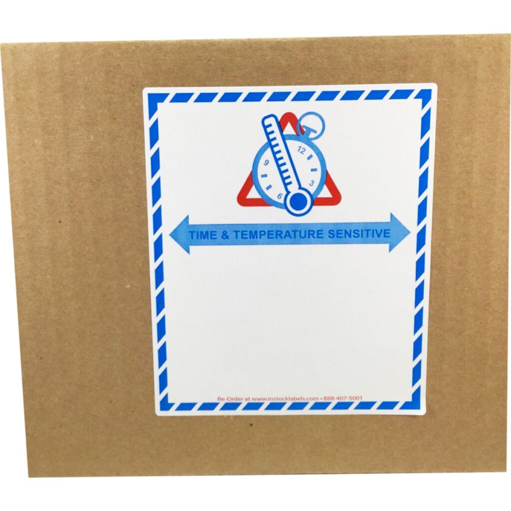 Time and Temperature Sensitive Labels | Shipping Warning ...