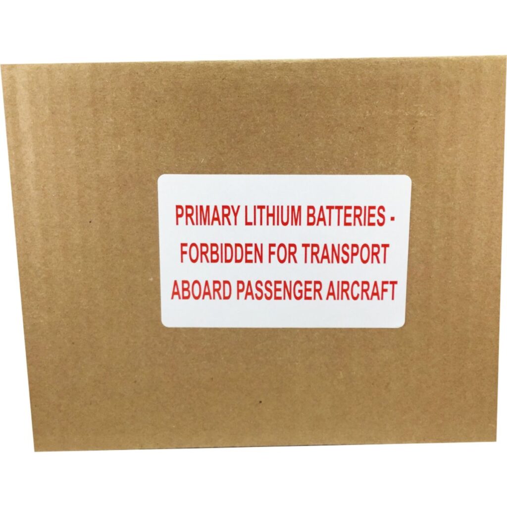 Primary Lithium Batteries Forbidden for Transport Labels ...