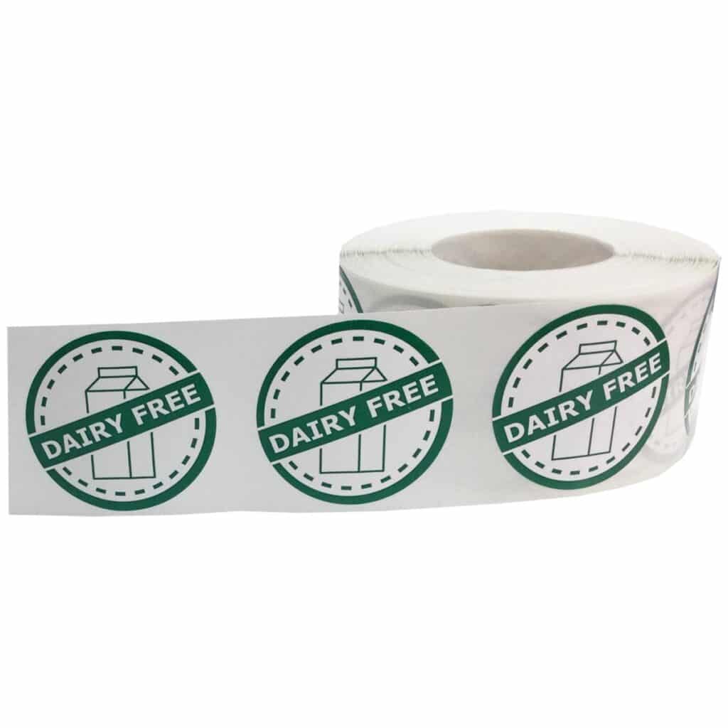 Dairy Free Diet Restrictions Labels | InStockLabels.com