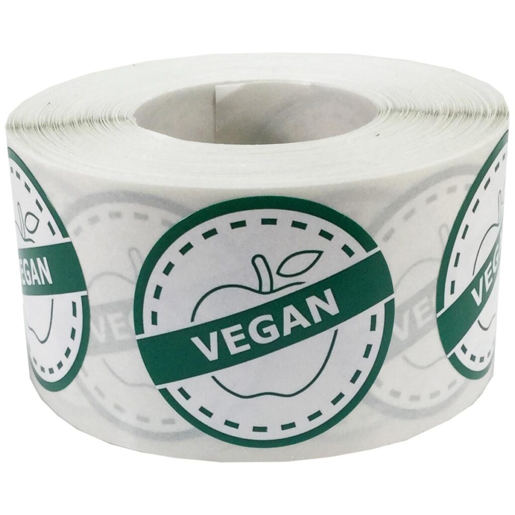 Vegan Diet Restrictions Labels | InStockLabels.com
