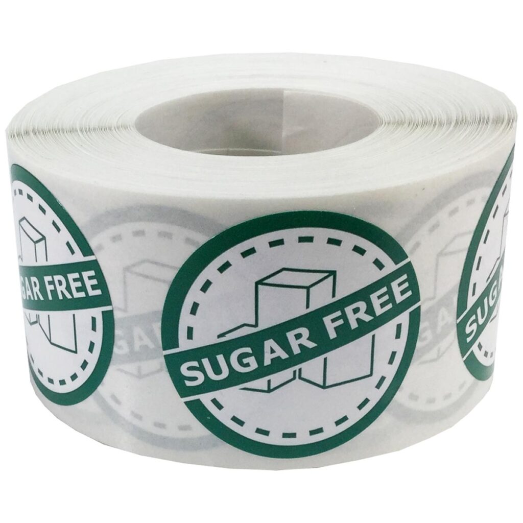 Sugar Free Diet Restrictions Labels | InStockLabels.com
