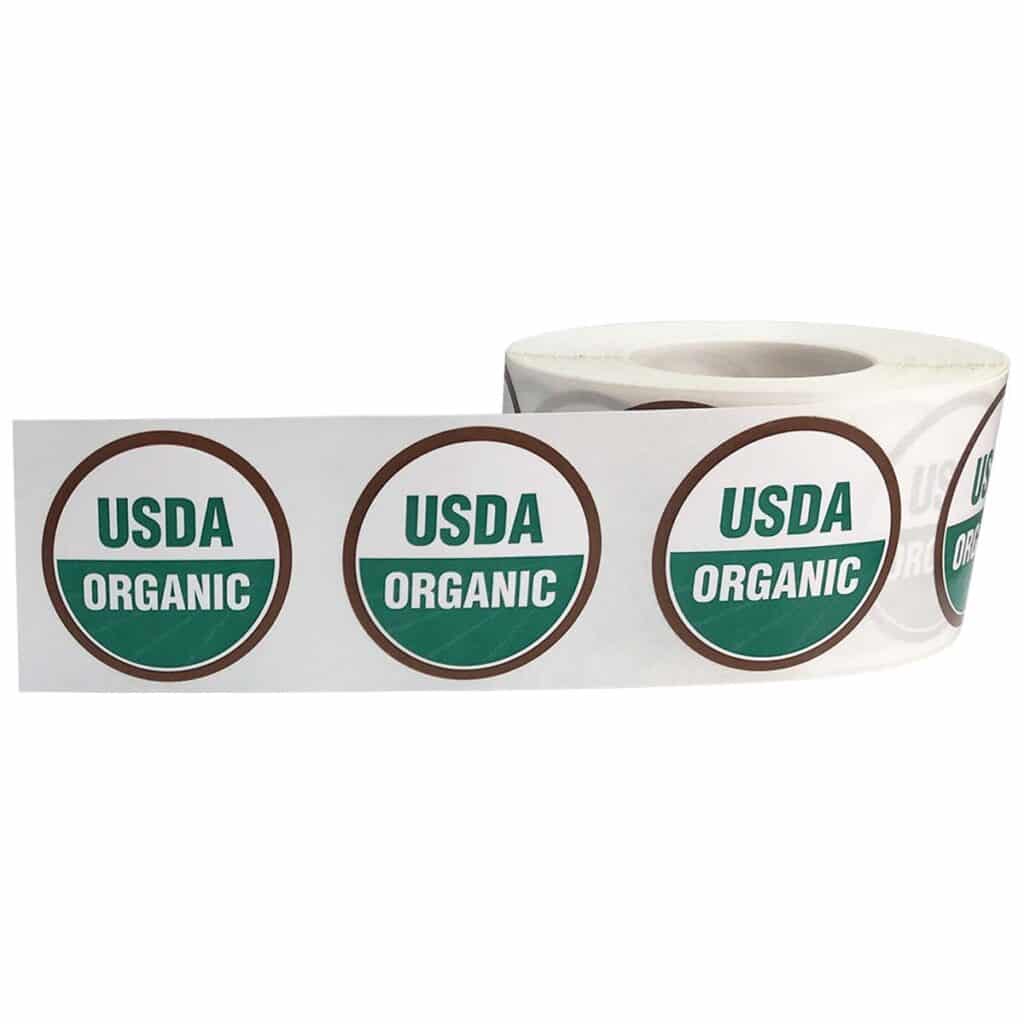 USDA Organic Deli Labels 1.25" | InStockLabels.com
