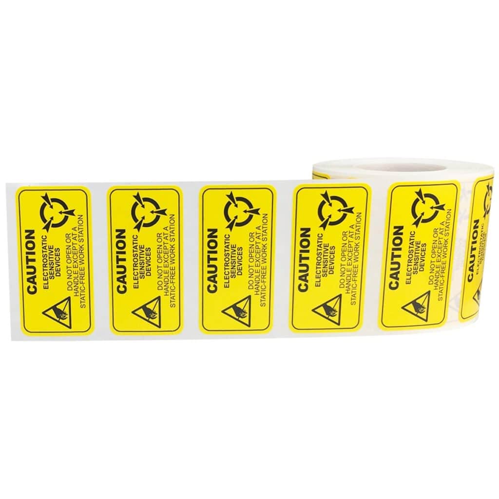 Caution Electrostatic Sensitive Devices Warning Labels | InStockLabels.com