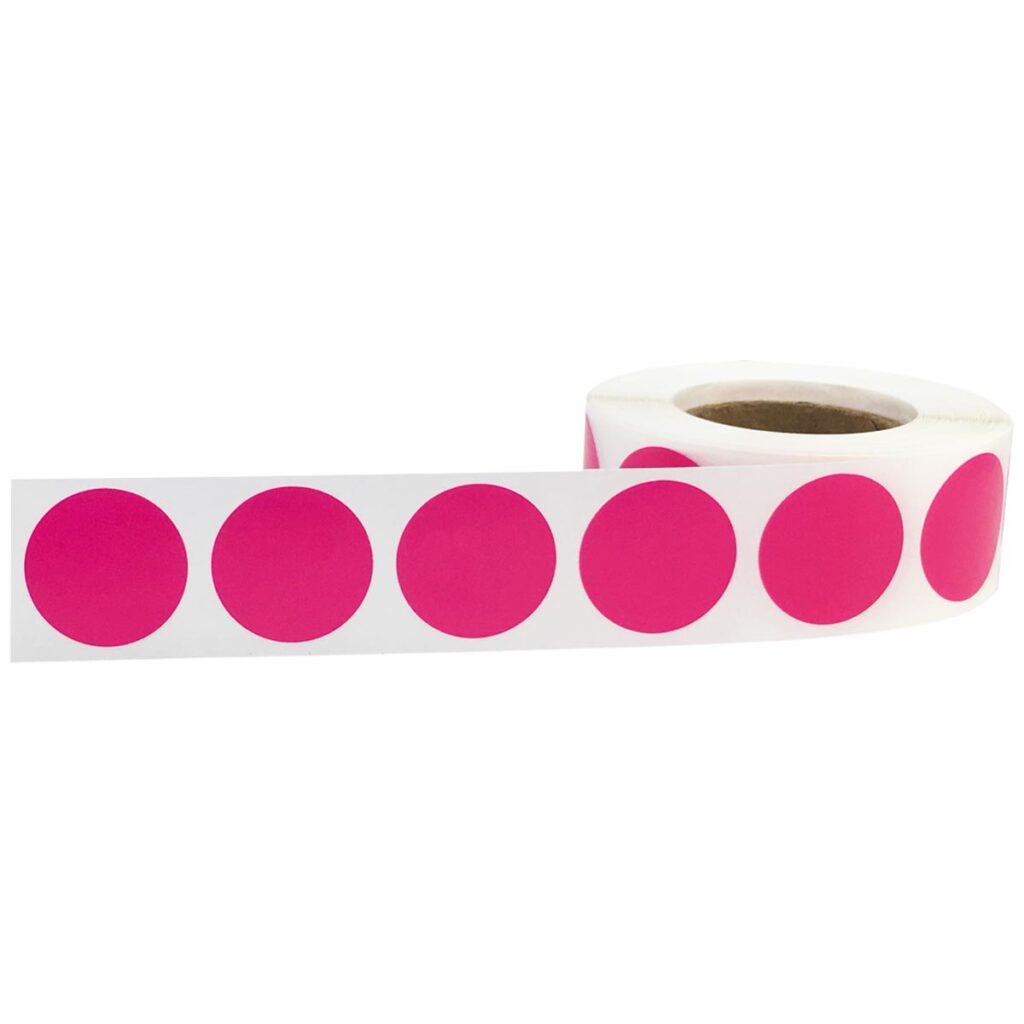 Berry Color Code Labels 3/4" Round | InstockLabels.com
